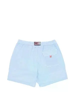MC2 SAINT BARTH Gingham Swim Shorts - Blue