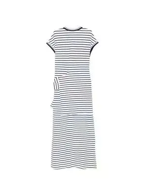 JUUN.J Striped Cotton Polo Dress