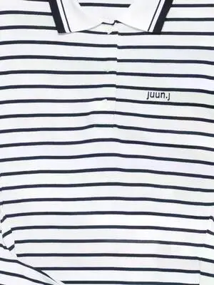 JUUN.J Striped Cotton Polo Dress