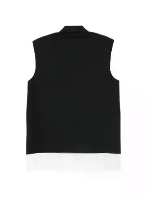 JUUN.J Sleeveless Layered Waistcoat