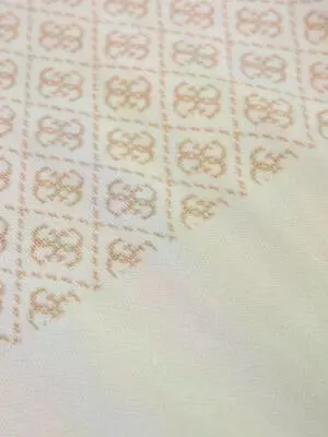 Guess Monogram Pattern Mock-neck Top
