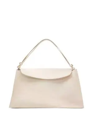 Studio Nicholson Shiboru Leather Shoulder Bag Neutrals