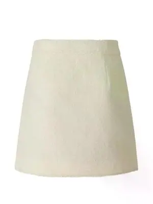 Simkhai Bouclé A-line Skirt - Neutrals