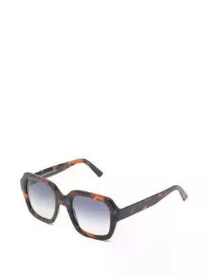 ANDY WAWA Tortoiseshell-effect Square-frame Sunglasses