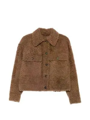 Brunello Cucinelli Textured Shearling-effect Jacket