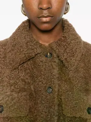 Brunello Cucinelli Textured Shearling-effect Jacket