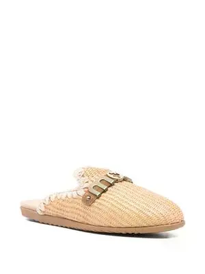 Mou Logo-plaque Flat Mules