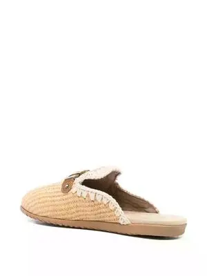 Mou Logo-plaque Flat Mules