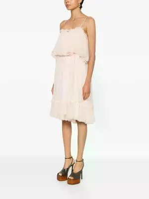 Chloé Ruffled Midi Dress