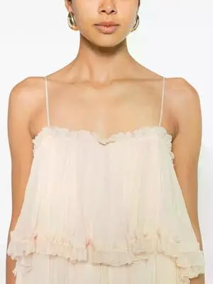 Chloé Ruffled Midi Dress