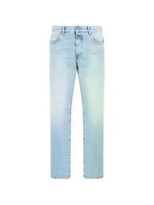 ICON DENIM LOS ANGELES Faded Effect Straight-leg Jeans