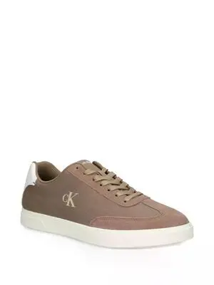 Calvin Klein Brooke Logo-detail Panelled Sneakers - Brown