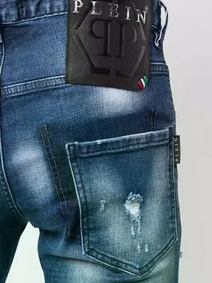 Philipp Plein Ripped Skinny Jeans