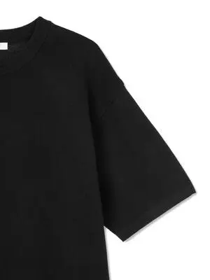 STUDIO TOMBOY Logo Print Cotton T-shirt - Black