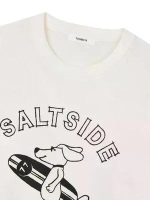STUDIO TOMBOY Graphic Print Cotton T-shirt