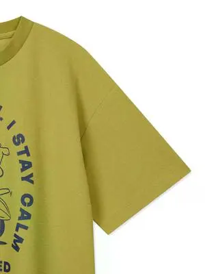 STUDIO TOMBOY Graphic Print Crewneck T-shirt