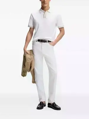 BOSS Logo Patch Slim Cut Jeans