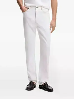 BOSS Logo Patch Slim Cut Jeans