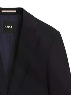 BOSS Single-breasted Patch-pocket Blazer