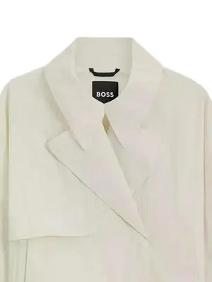 BOSS Double-breasted Gabardine Jacket