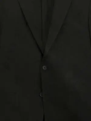BOSS Stretch Cotton Seersucker Slim Fit Jacket - Black