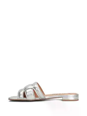 BIBI LOU Holly -tone Interwoven Strap Flat Sandals