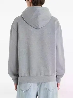 MAISON MARGIELA Logo-print Hoodie - Grey