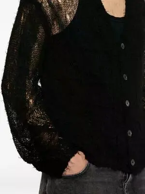 Our Legacy Academy Laddered-knit Cardigan