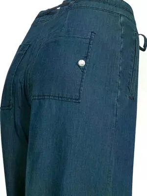 SHAFT JEANS Drawstring Waist Wide-leg Jeans