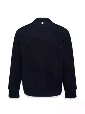 Thom Browne V-neck Cardigan With Contrast Tipping