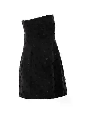 Sportmax Polka-dot Strapless Mini Dress