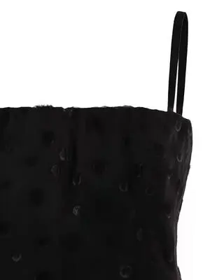 Sportmax Polka-dot Strapless Mini Dress