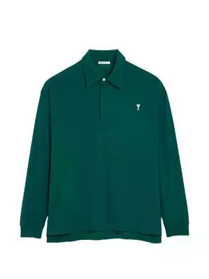 Ami Paris Long Sleeve Polos For Men