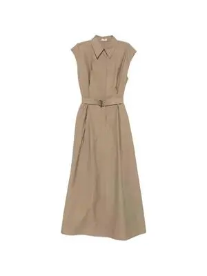 Brunello Cucinelli Belted Day Dresses