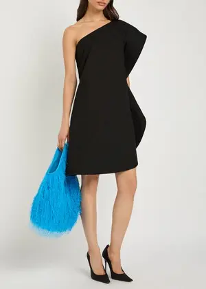 Stella McCartney Asymmetric Cotton Mini Dress