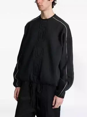 Fear Of God Logo-embossed Relaxed Fit Sweater - Black
