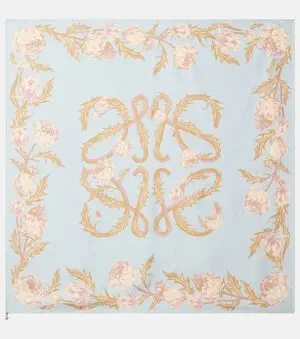Loewe Printed Silk Twill Scarf