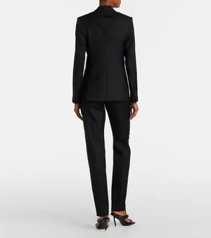 Givenchy Chalk Stripe Wool Slim Pants