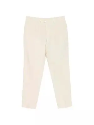 DELL'OGLIO Pleated Trousers - Neutrals