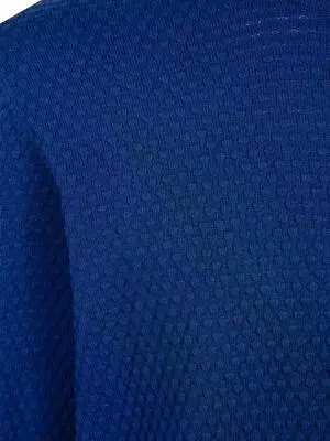 GRAN SASSO Honeycomb-knit Zip-up Jacket