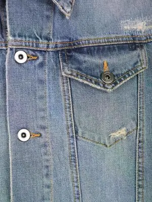 14BROS Distressed Pocket Denim Jacket