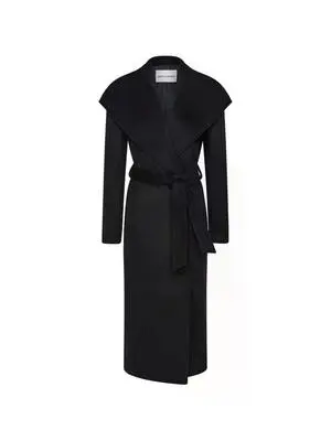 Rebecca Vallance Rebecca Vallance Bower Belted Wool Coat Blue