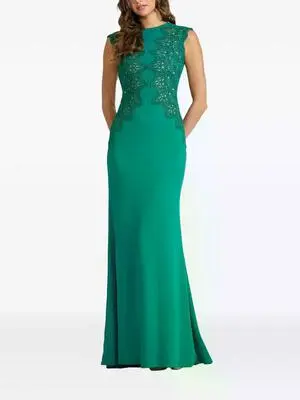 Tadashi Shoji Lace Detail Maxi Dress