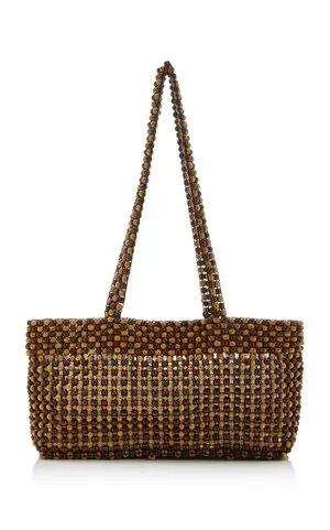 CORDERA Cordera La Isla Wood-Beaded Mini Bag