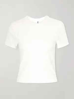 On All-day Rib T-shirt - Neutrals