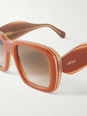 Loewe Paula's Ibiza Square Frame Acetate Sunglasses