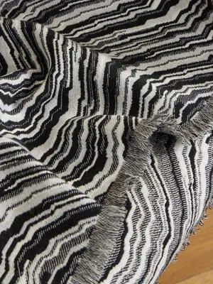 Missoni Fringed Striped Wool-blend Throw