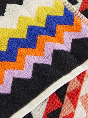Missoni Set Of Five Striped Cotton-terry Towels - Multi