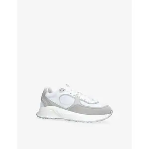CLEENS Onesixthy Runner Suede And Mesh Trainers - White/oth