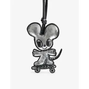 Zadig&Voltaire Skater Mouse Leather Bag Charm
